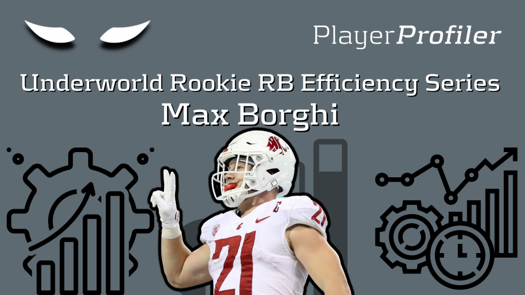 2022 Rookie Running Back Efficiency Series - Max Borghi