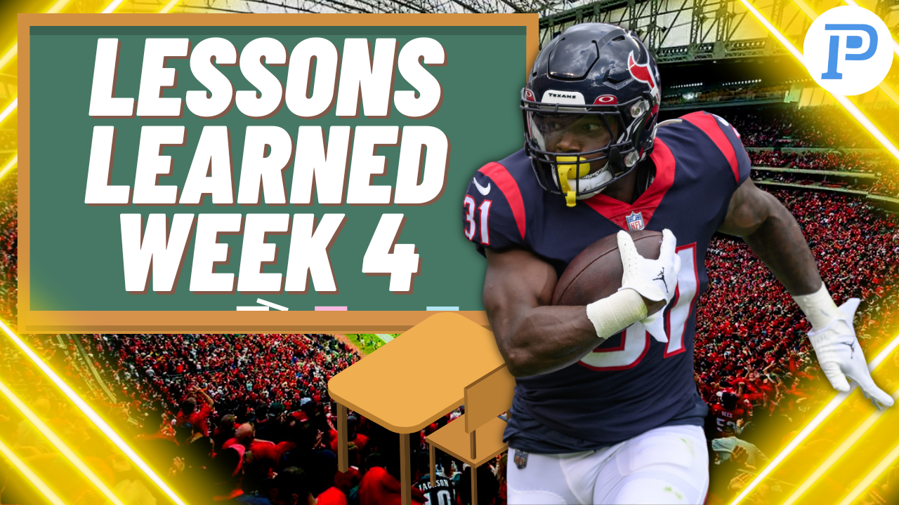 2022 Lessons Learned: NFL Week 4 - Pierce Breakout - PlayerProfiler
