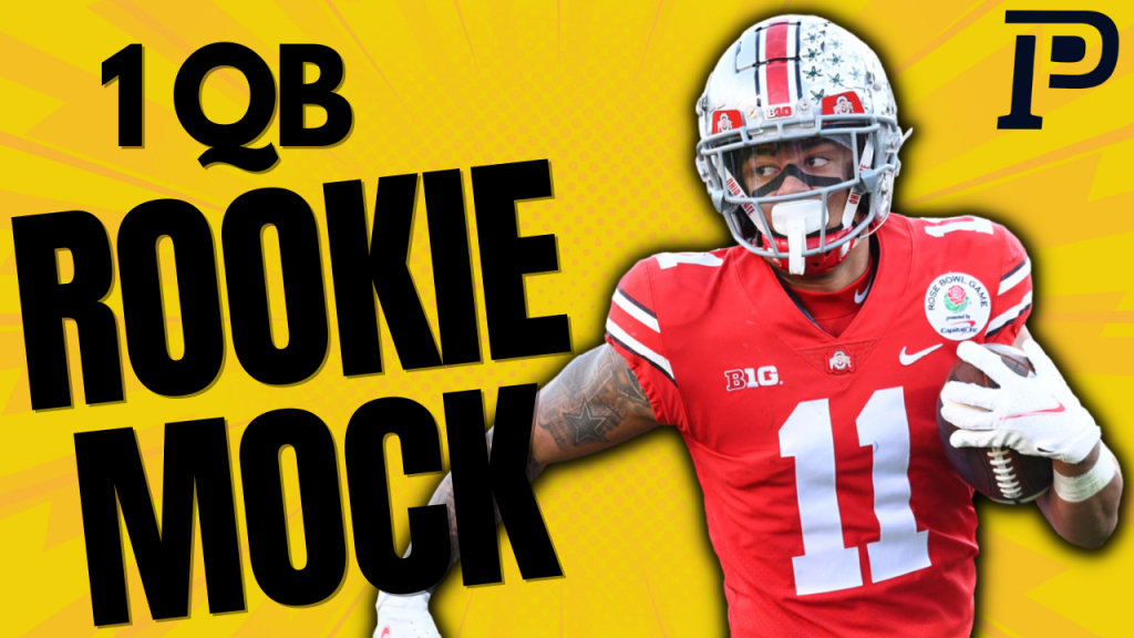 Dynasty Rookie Mock Draft One-QB 2023 Rookies