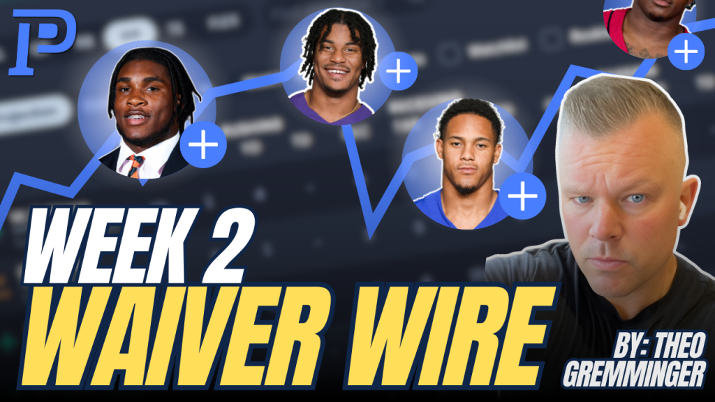 Waiver Wire Week 2 - Must Add Players in Fantasy Football