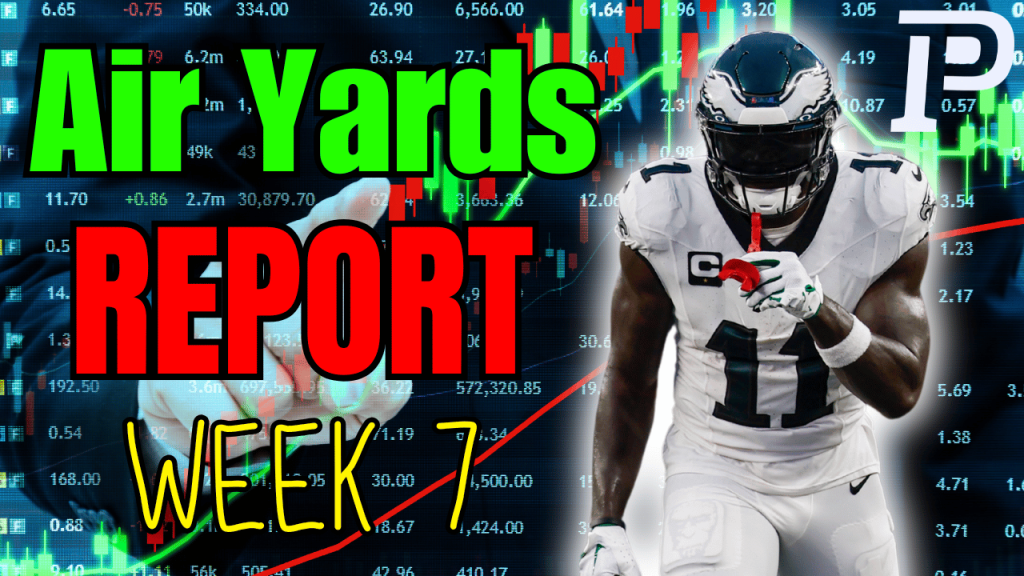 Air Yards Report Week 7 | Using Air Yards to Find Fantasy Success