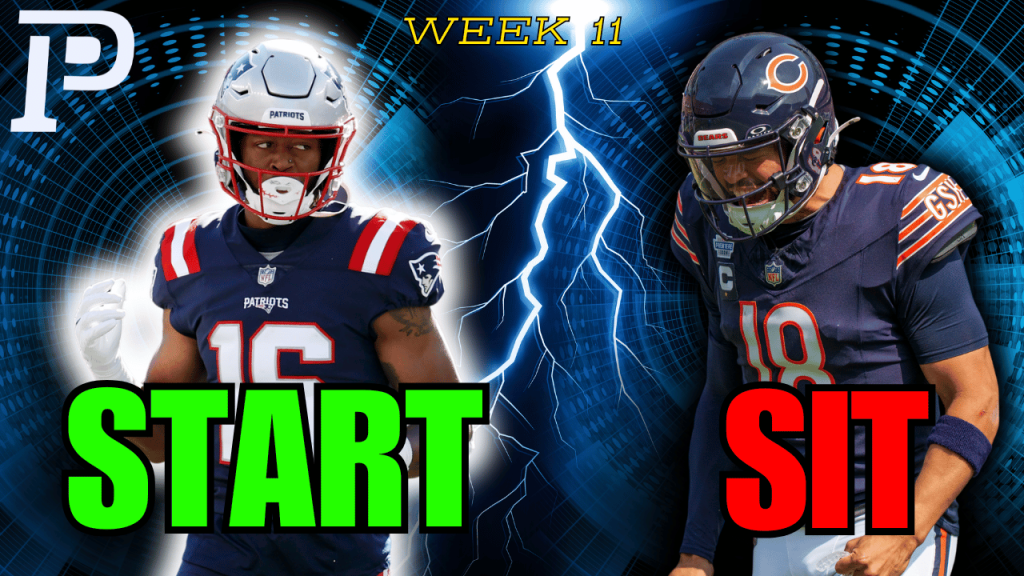 Must Starts and Sits | Fantasy Football Week 11 | PlayerProfiler