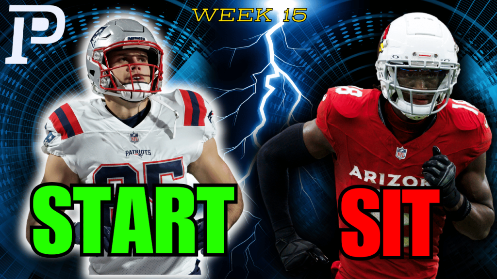 Must Start Sit Week 15 Fantasy Football