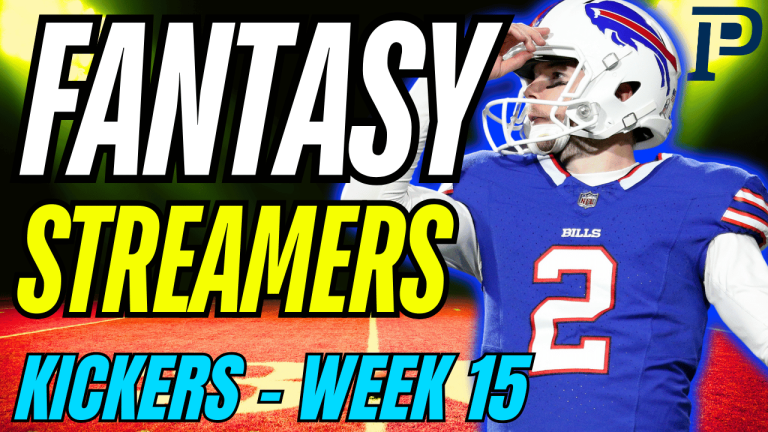 Kicker Rankings Week 15- Top Streamers for Fantasy Football